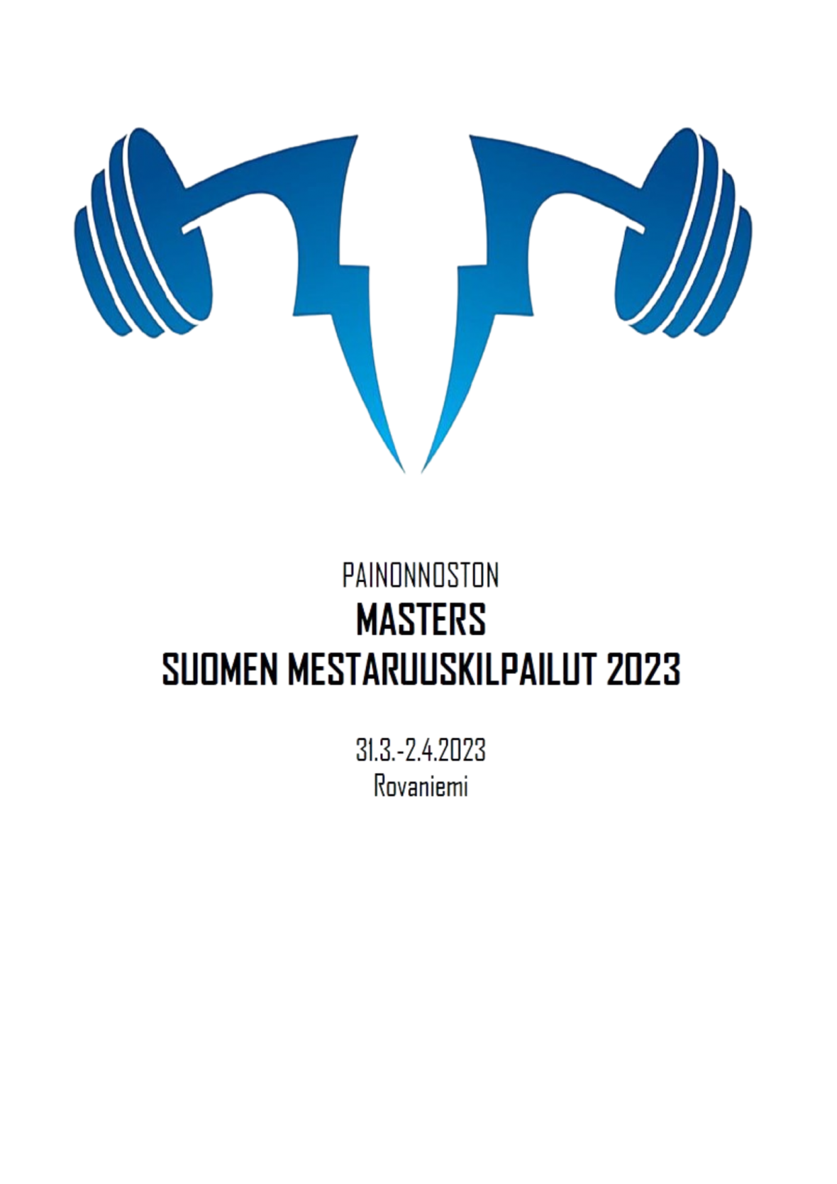 Masters SM logo 2023 - Painonnostoliitto